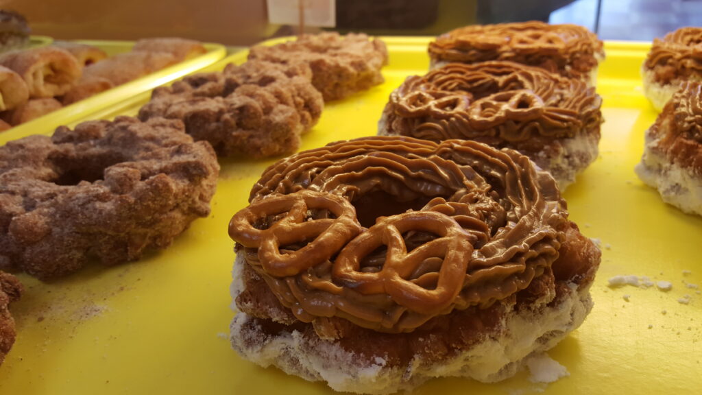 Cookie Butter Funnel Donut – Jarams Donuts online store