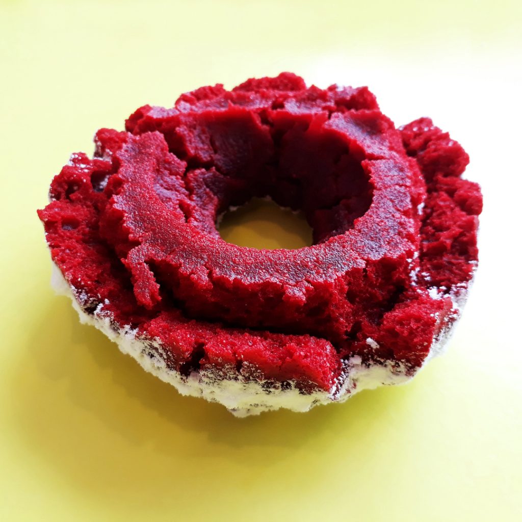 Red Velvet Donut Plain. – Jarams Donuts online store