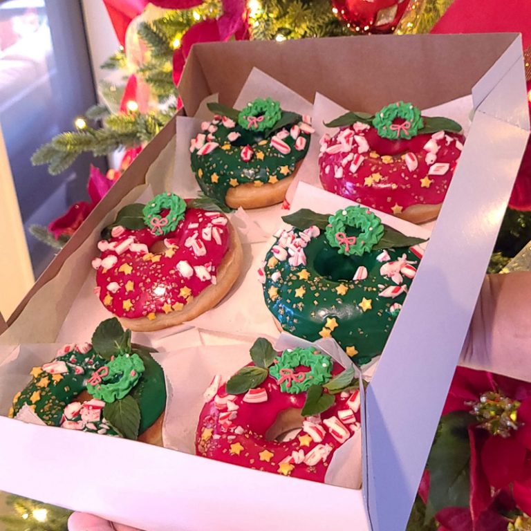 Christmas Mint Donuts – Jarams Donuts online store